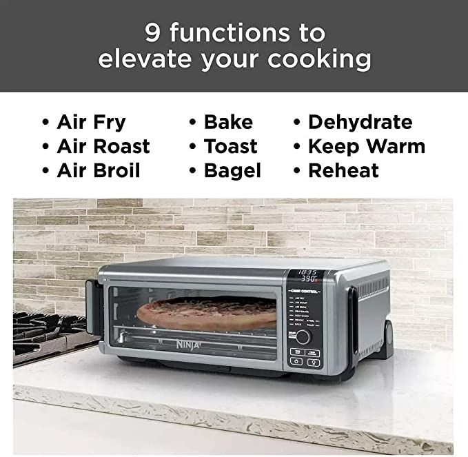 Ninja FT102CO Foodi 9-in-1 Digital Air Fry Oven Air Fry, Air Roast, Air ...