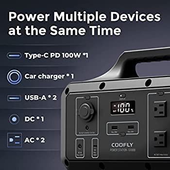 Portable Power Station 1021Wh - 1000W (Peak 2000W) Solar Generator with ...