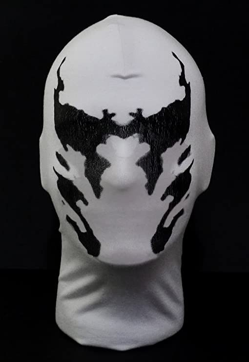 The Original Moving Rorschach Inkblot Mask, Rorschach Cosplay ...